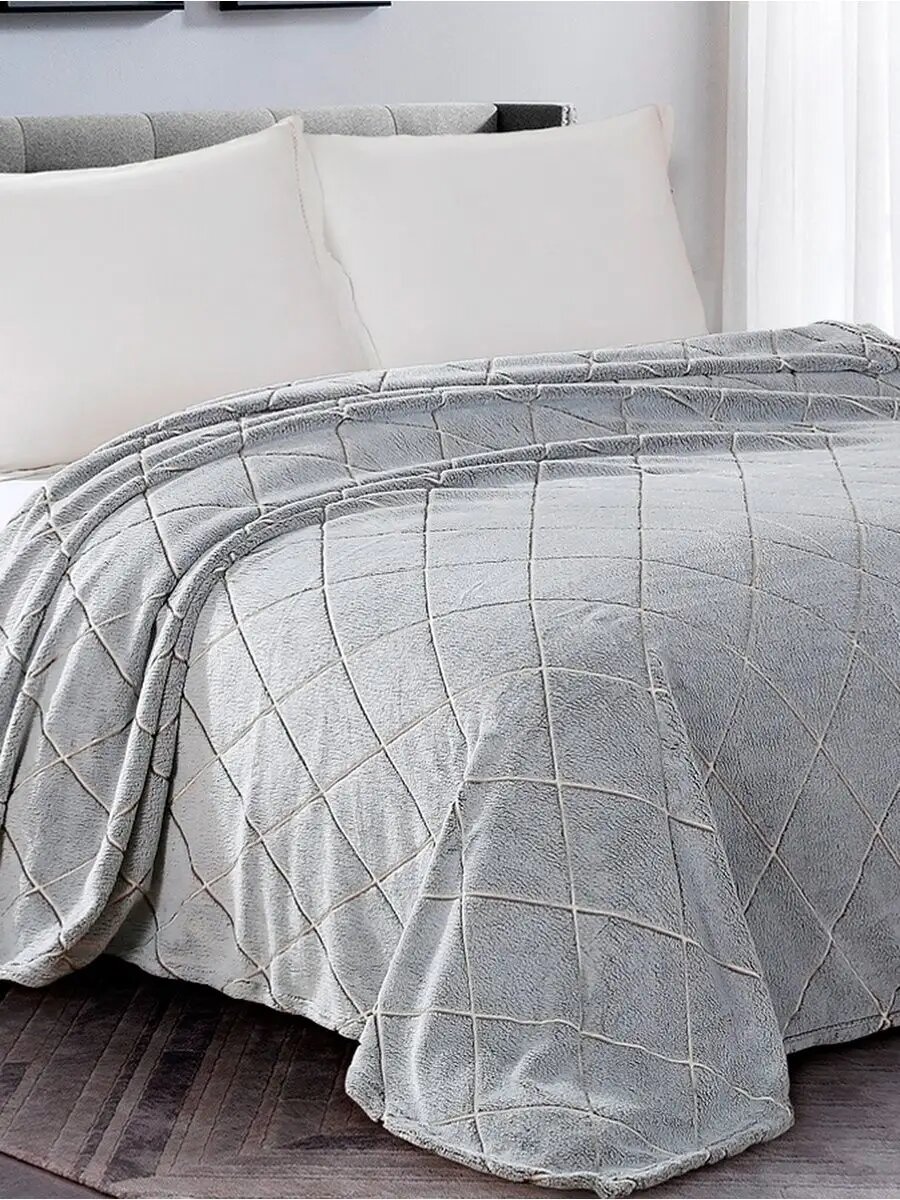 Плед 180х200 на 8 марта дочке внучке пушистый толстый pinterest