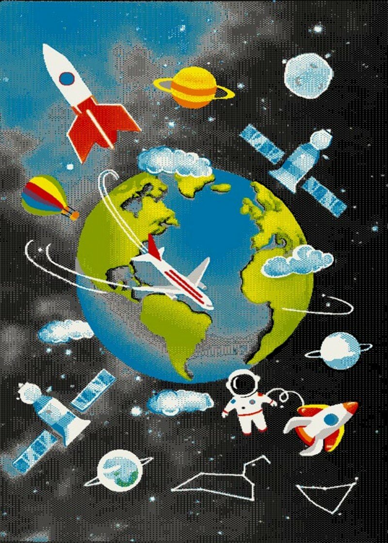 Ковер Фэнси дизайн 20769 цвет 22046 1.5x2.3м