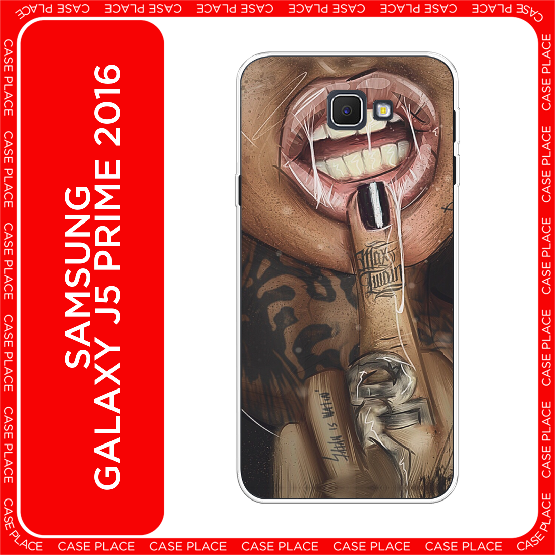 Чехол на Samsung Galaxy J5 Prime 2016 / Самсунг Галакси Джей 5 Прайм 2016 с принтом Девушка с татуировками