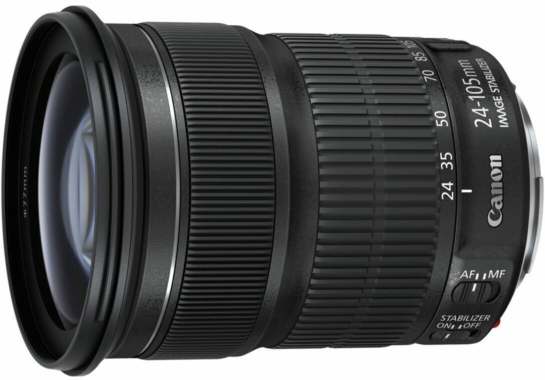 Объектив Canon EF 24-105mm f/3.5-5.6 IS STM, черный. универсальный