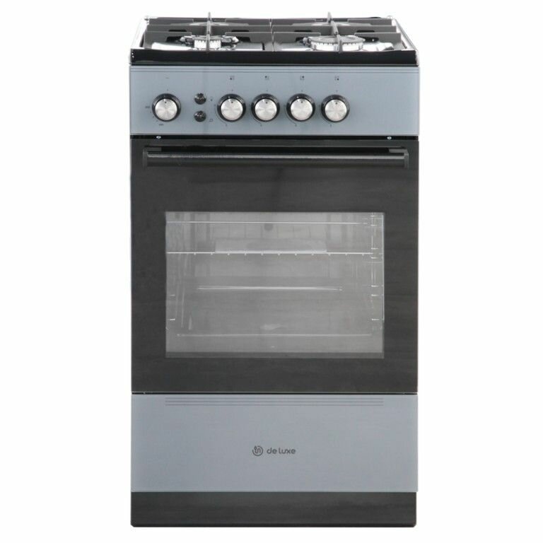 Газовая плита De Luxe 506040.24г чр-002, серый
