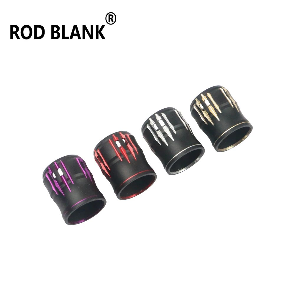 Алюминиевая катушкодержатель для удочек ROD BLANK Черный, Option 6, Silver
