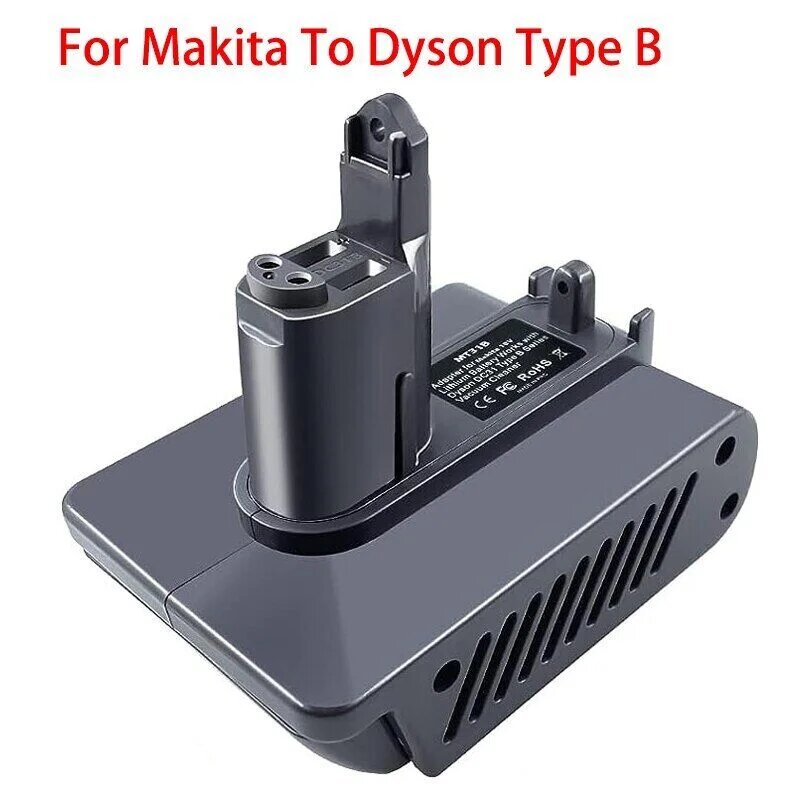 Адаптер для аккумулятора Makita/Dewalt/Milwaukee 18В для пылесоса Dyson DC31 DC35 DC44 for Makita to Type-B