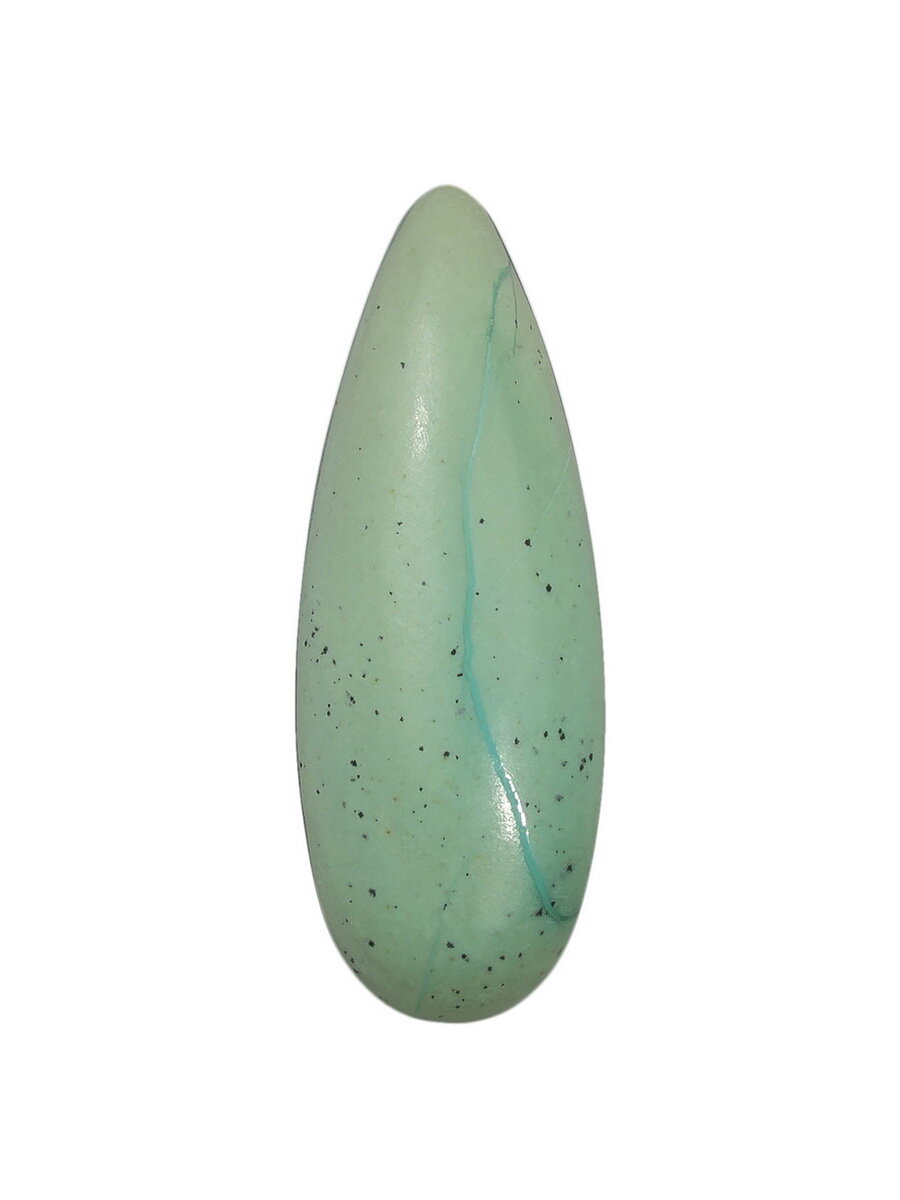 Кабошон Хризоколла 42х15х6 мм.