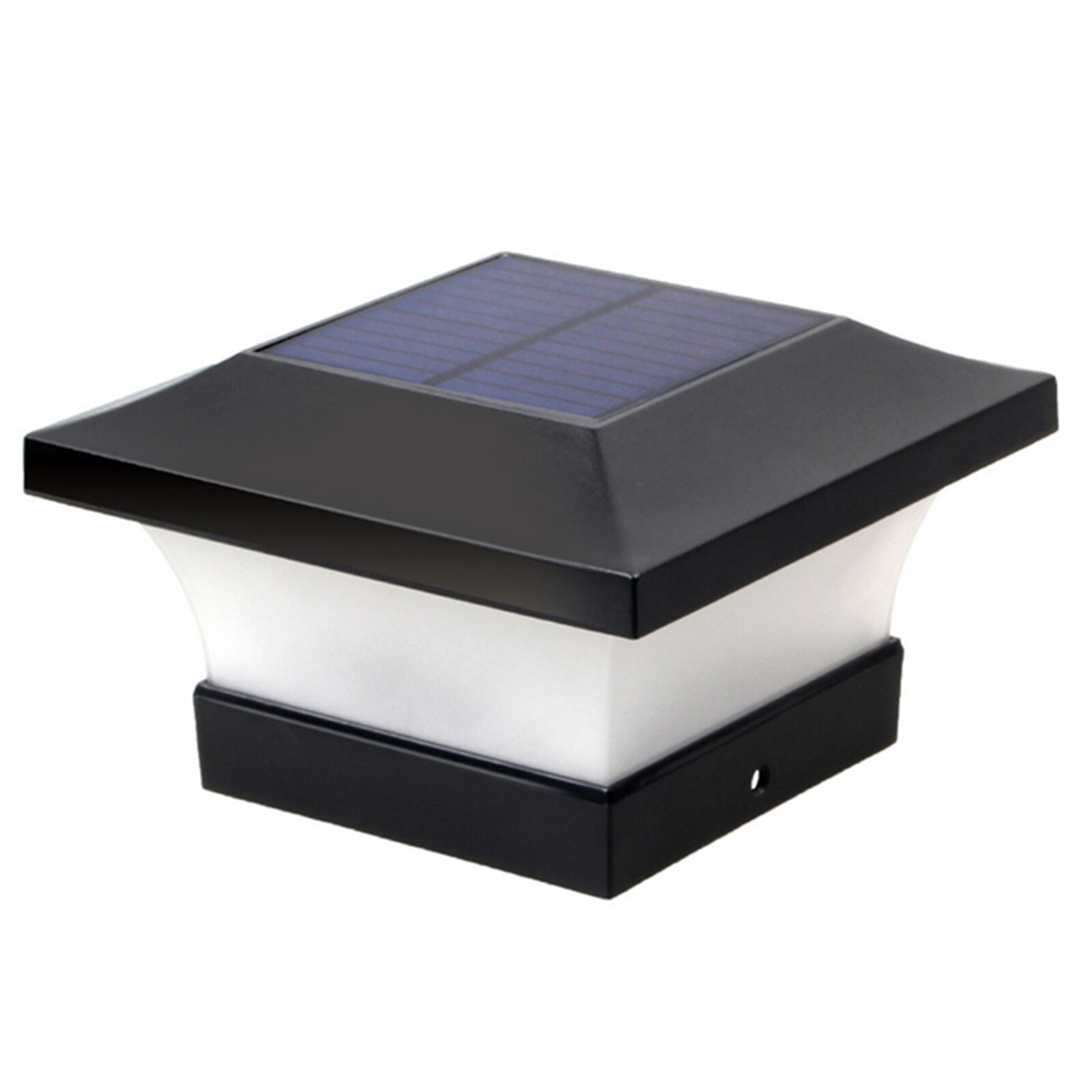 Солнечная крышка светильник для забора Наружное освещение для деревянных столбов