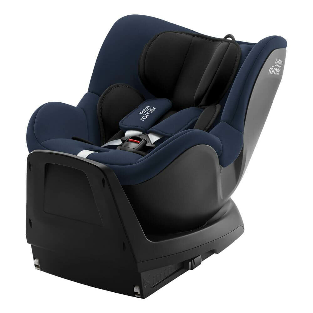 Britax Roemer Dualfix PLUS, автокресло с рождения до 3-4 лет гр.0-1 (0-18 кг), цвет Night Blue