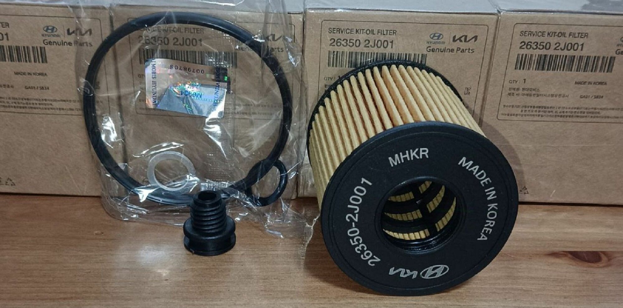 Масляный фильтр Kia, Hyundai Creta, Elantra, Sonata, K5 Hyundai/ KIA 263502J001