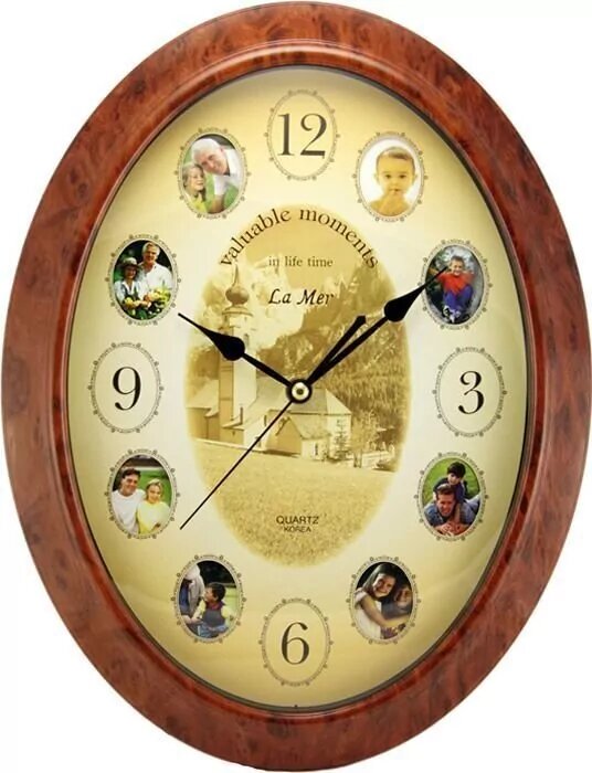 Часы настенные La Mer GM002-BRN