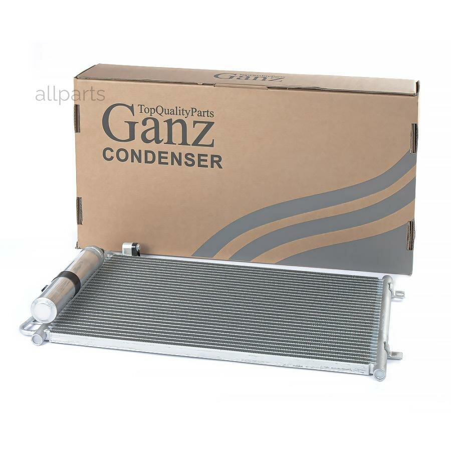 GANZ GIC06142 Радиатор кондиционера (с ресивером) для ВАЗ 2170-72 PRIORA HALLA GANZ GIC06142