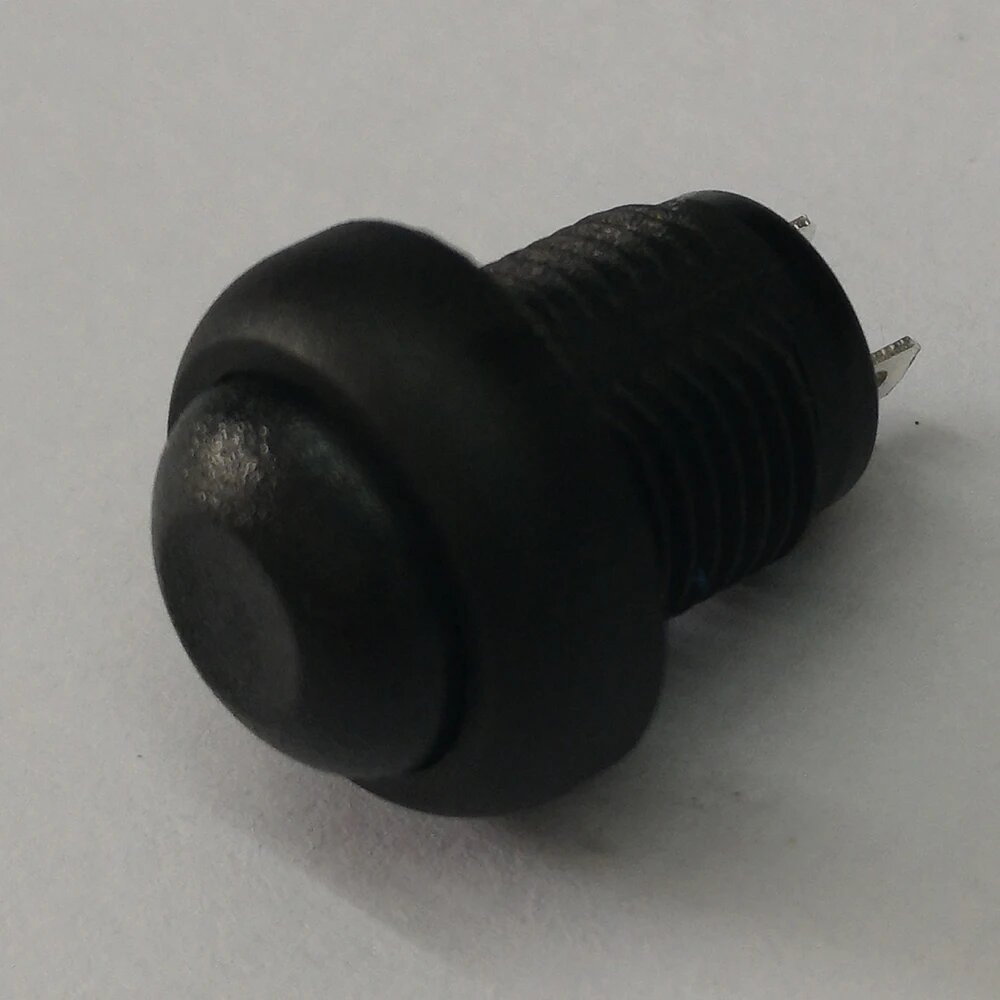 VEARGREE пластиковый кнопочный переключатель 12 мм Momentary, черный