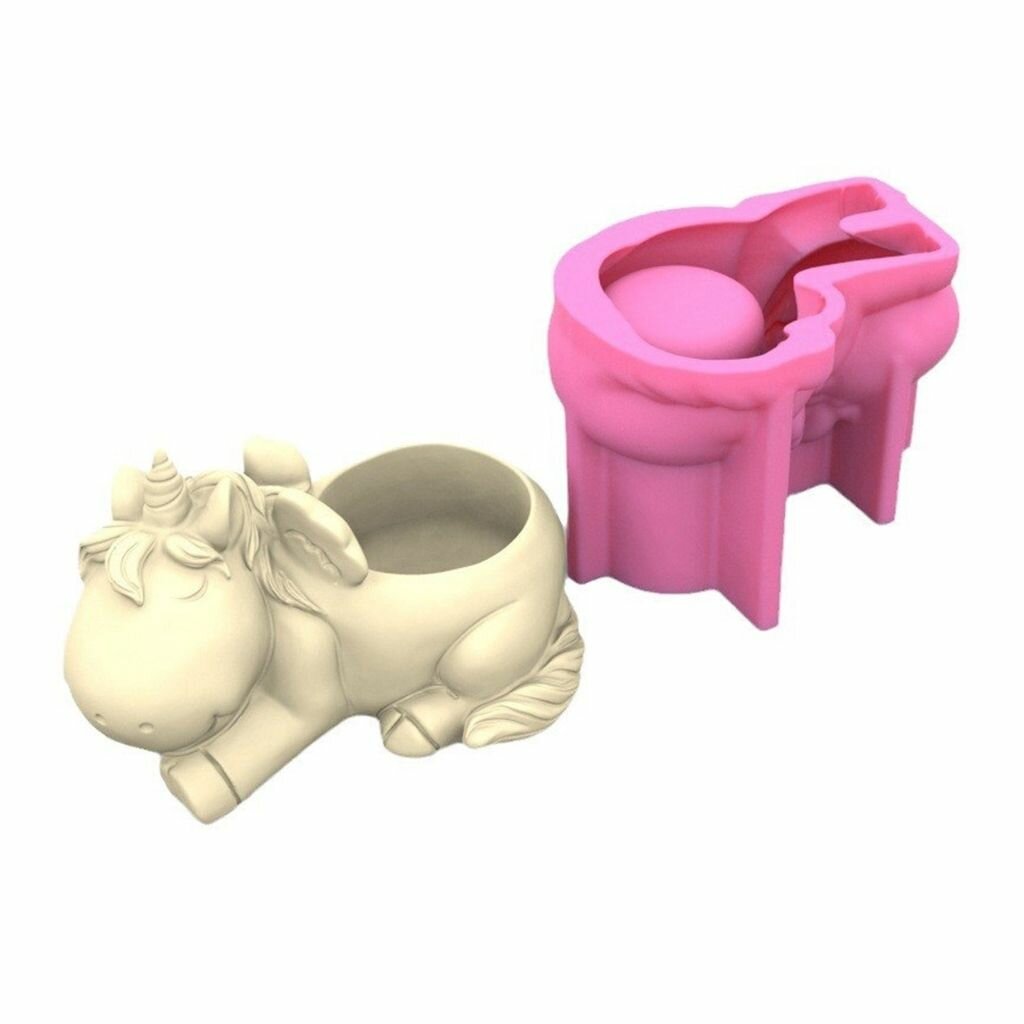 Силиконовая форма для цветочного горшка с суккулентами, удобная форма для заливки эпоксидной смолы и DIY декора C605