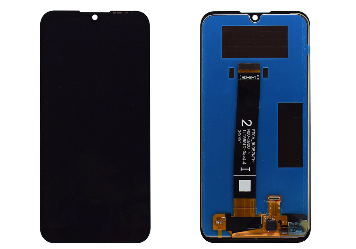Дисплей (экран) в сборе с тачскрином для Huawei Honor 8S, Honor Play 8, Y5 2019 (rev 4.4) черный / 1520x720