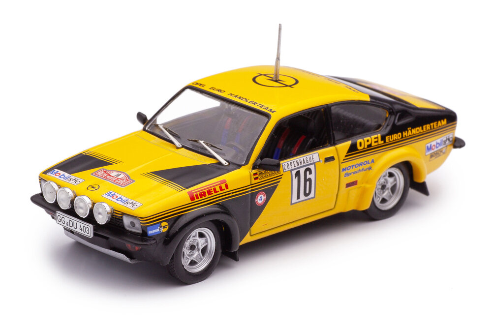 Модель коллекционная CMR Opel kadett c gt/e no 16 rally monte carlo 1976