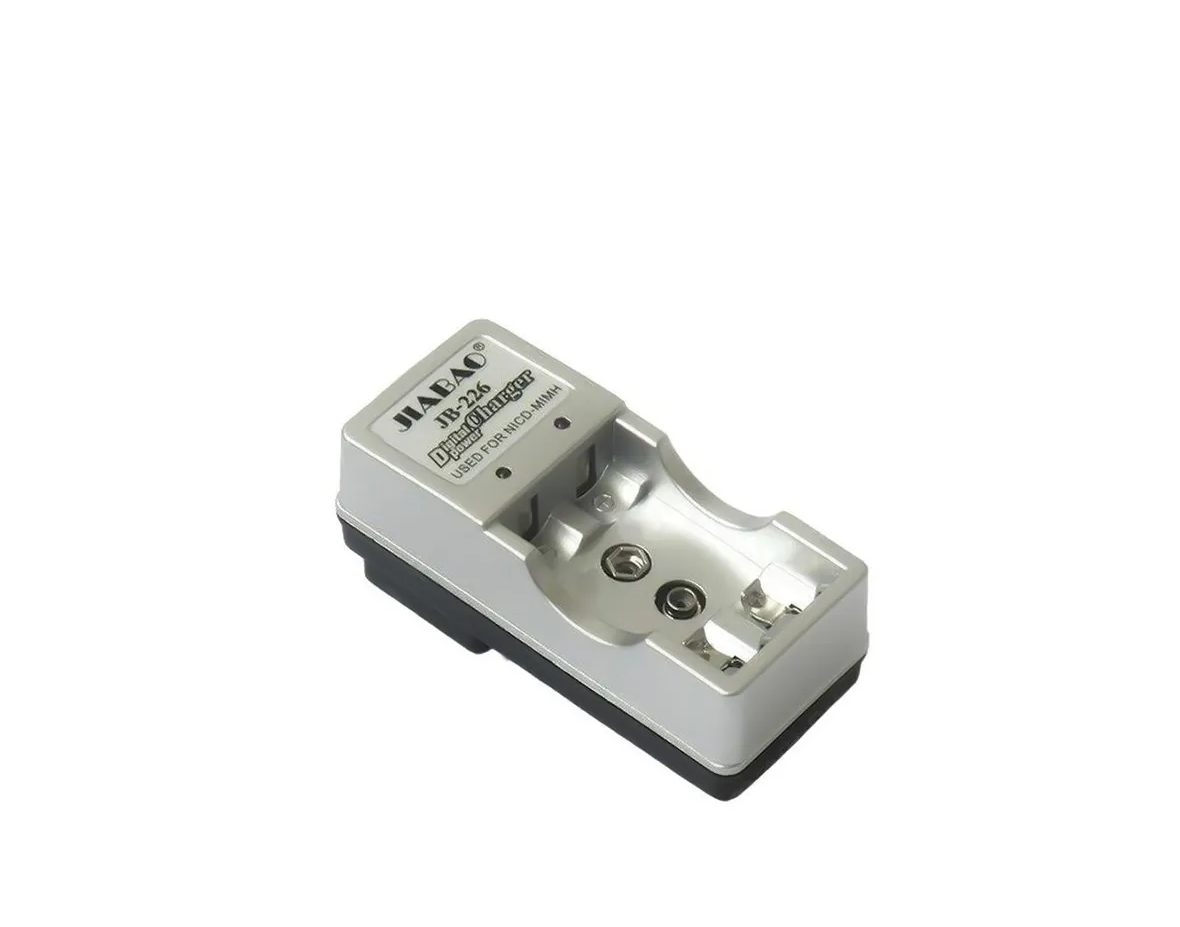 Зарядное уст-во для аккумуляторов Jiabao JB-226 (2х+крона) (серебристый)