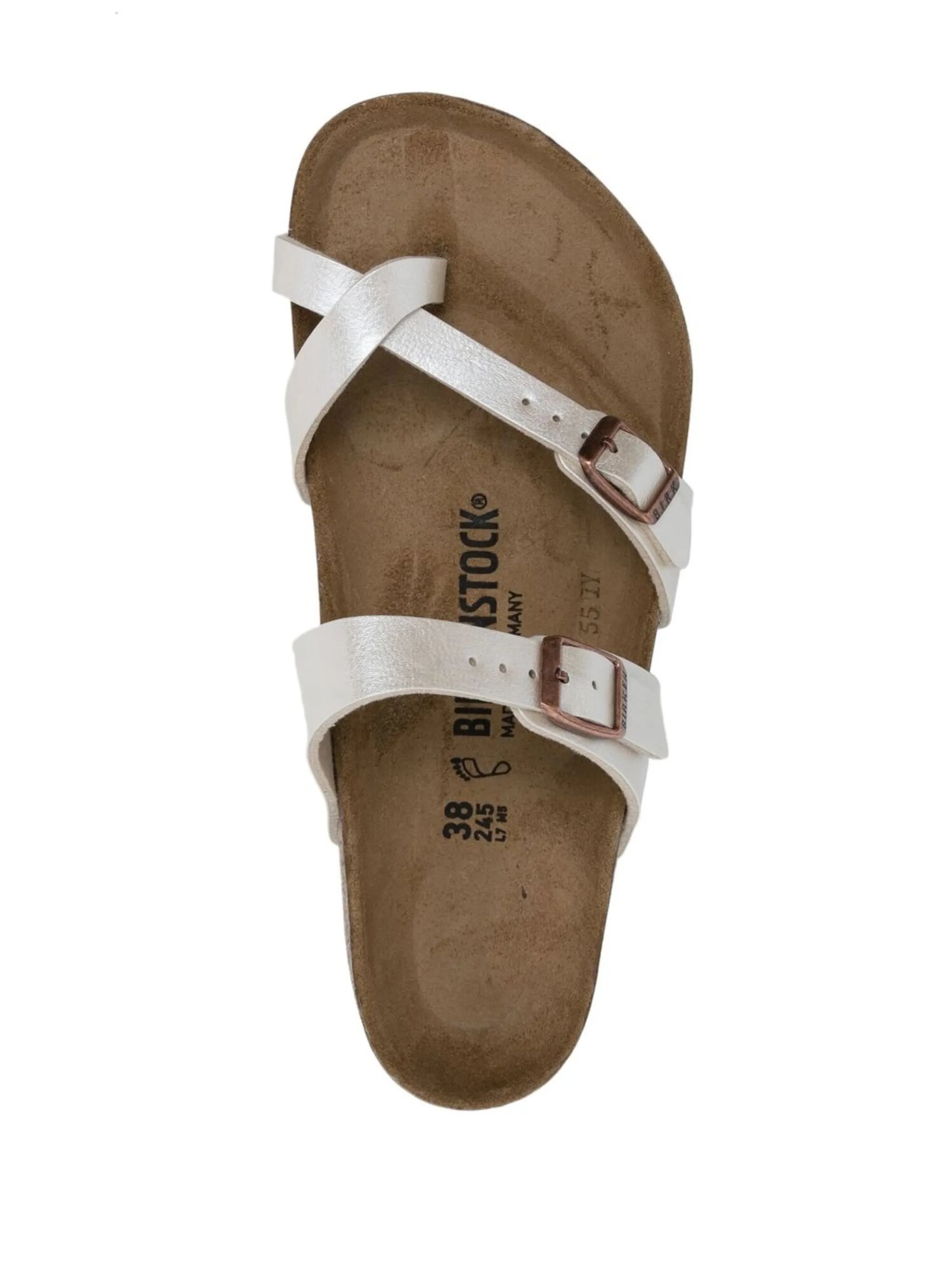 Босоножки Birkenstock Madrid, размер 39 EU, white — фото 1