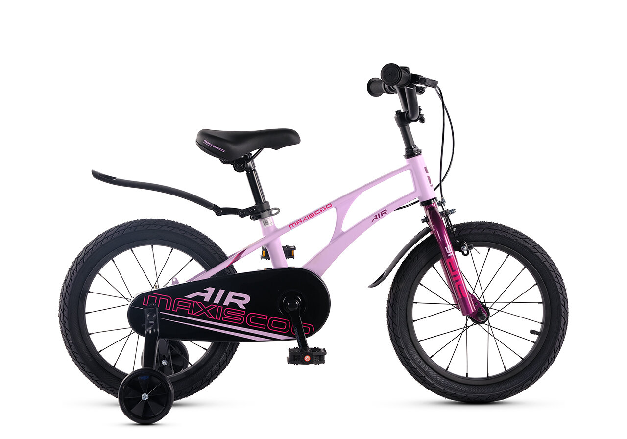 Детский велосипед Maxiscoo Air Стандарт Плюс 16, год 2025, цвет Фиолетовый