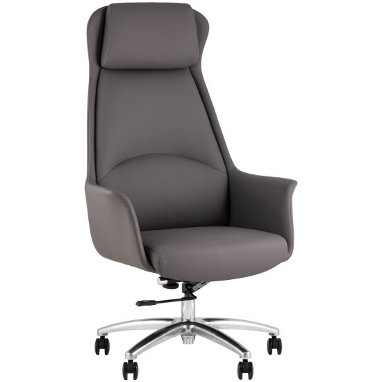 Кресло руководителя Stool Group TopChairs Viking NEW, серое