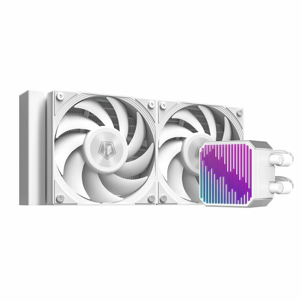 Система водяного охлаждения DX240 MAX WHITE ID-Cooling, 2 х120 мм