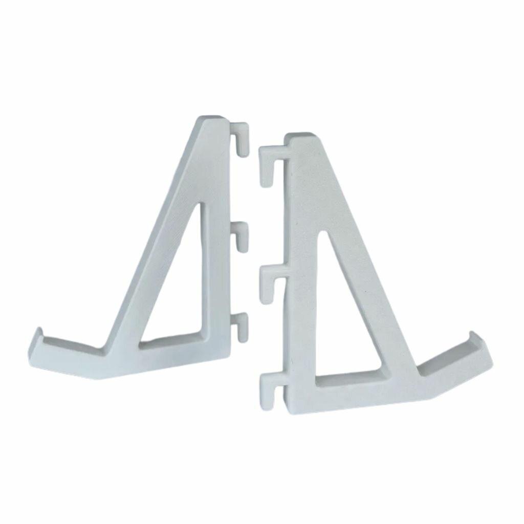 Аксессуары для клавиатуры и мыши, Крепление для клавиатурной ручки на доске - белый, 1 пара