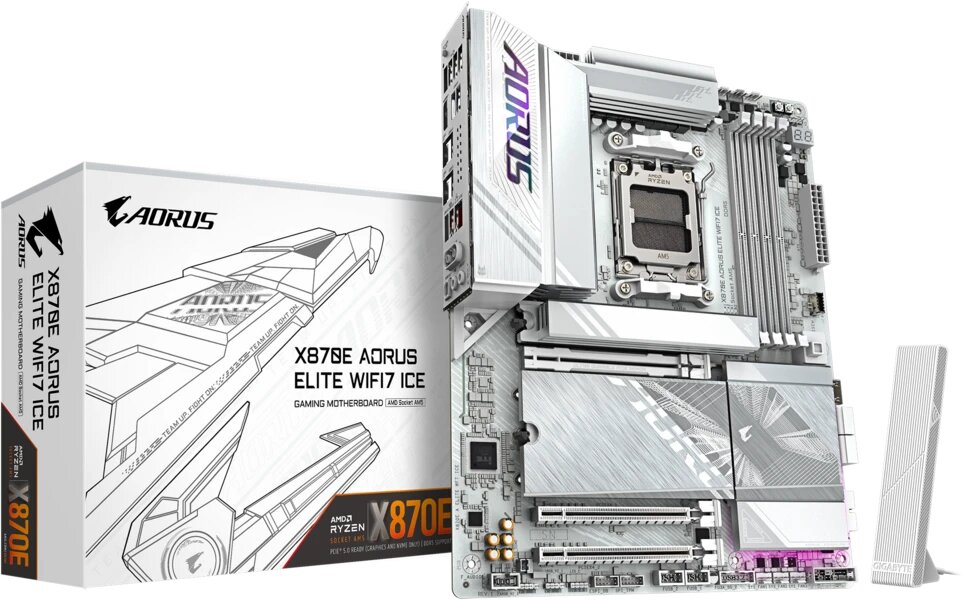 Материнская плата Gigabyte X870 Aorus Elite WIFI7 ICE Socket AM5