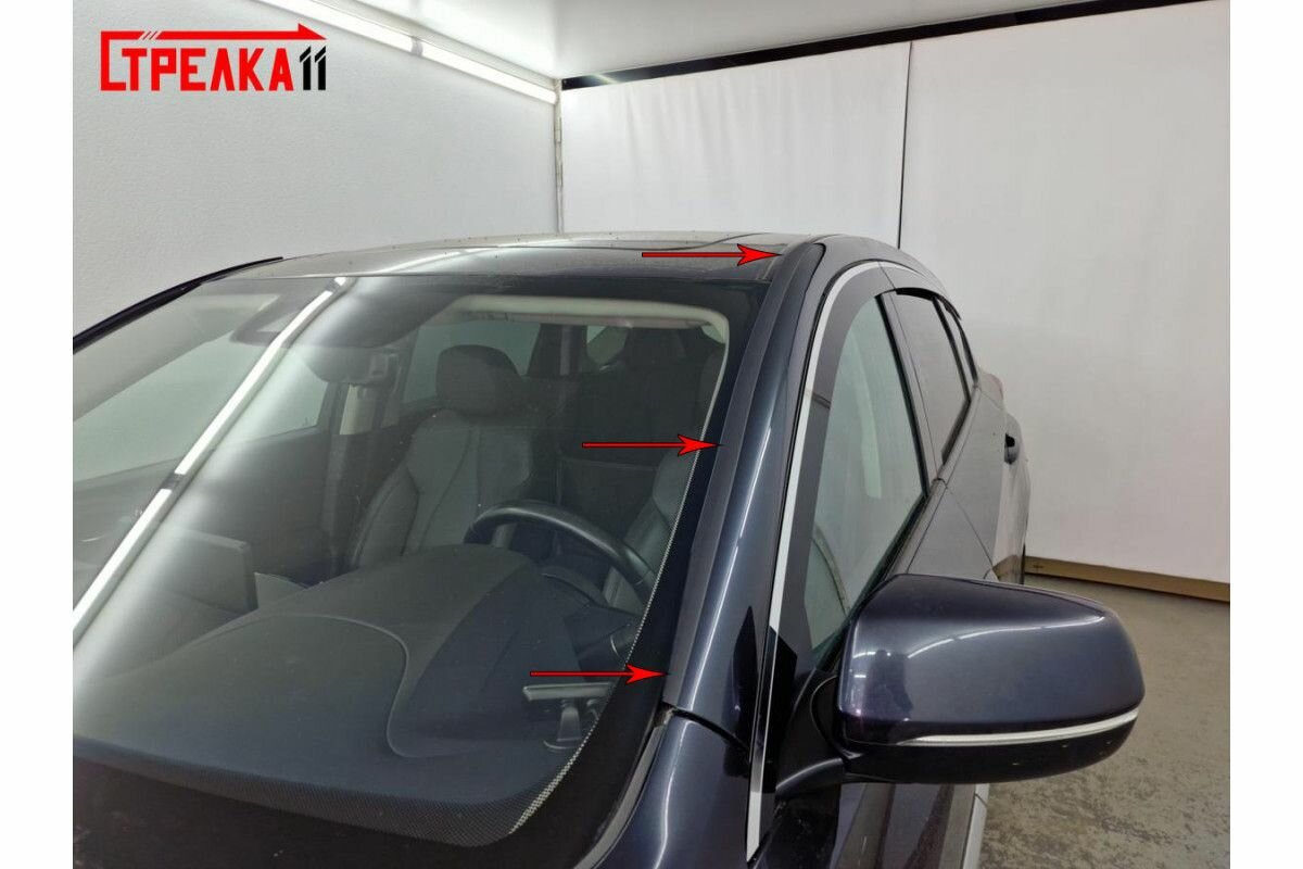 ACURA RDX 2018-н. в. - Дефлектор (водосток) лобового стекла