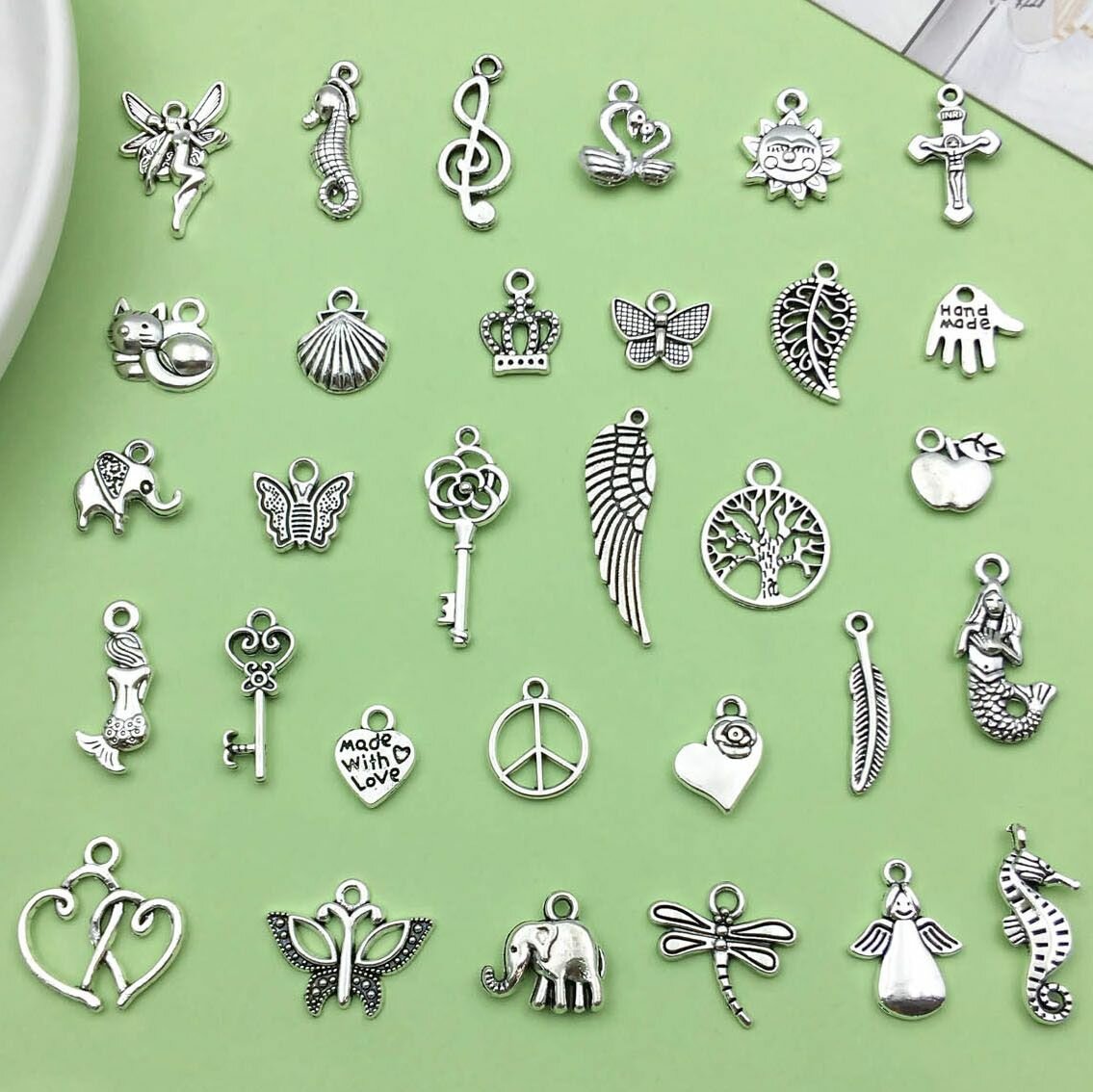Шармы для украшений 30шт , Подвески для творчества и бижутерии