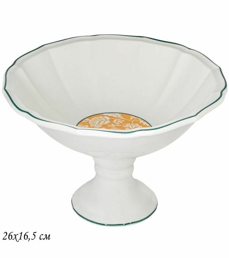 Фруктовница 26х16,5см адонис на ножке 1 шт.