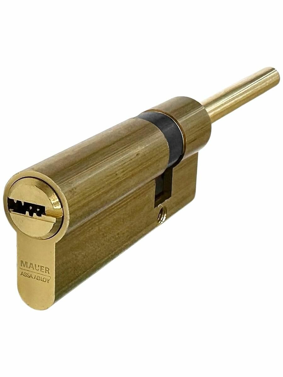 Цилиндровый механизм MAUER ELIT (Мауер Элит) 72 мм. (51+21) ключ/шток, Латунь (личинка замка, сердцевина, секретка, врезной, цилиндр)