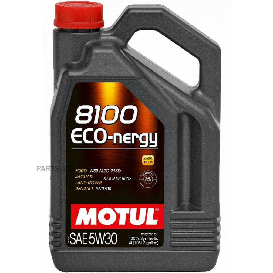 РР°СЃР»Рѕ РРѕС‚рѕсђрѕрѕрµ Motul 8100 Eco-Nergy 5W-30 4Р». от официального дистрибьютора, MOTUL, артикул 104257