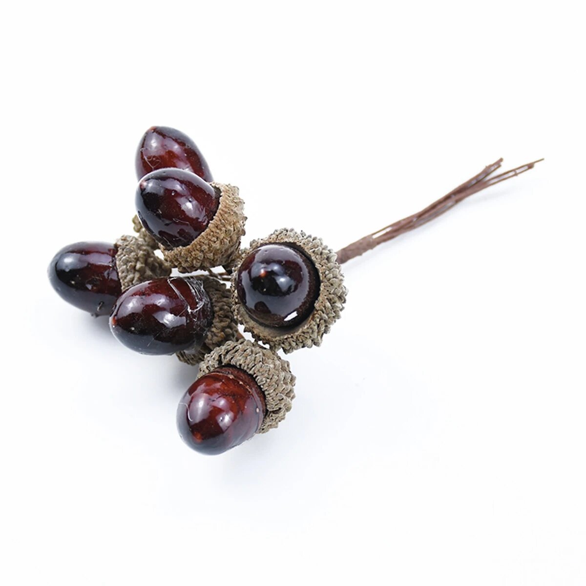 Декоративные искусственные сосновые шишки smr, 6 шт.