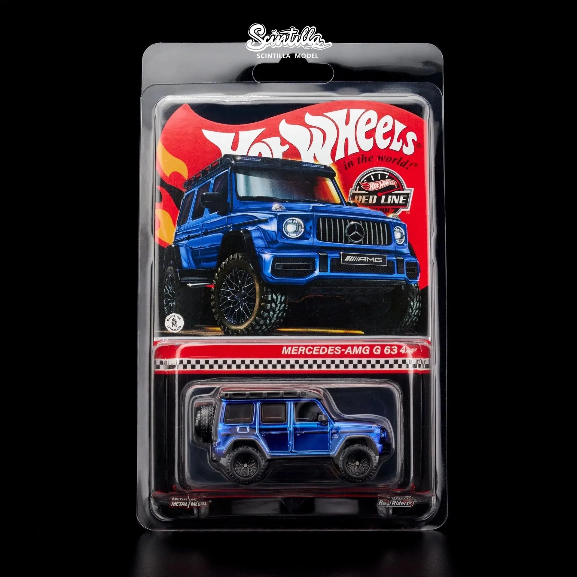 Машинка Mattel Hot Wheels 1/64 RLC Mercedes-AMG G 63 4x4 Alloy Car Model Collection Gift