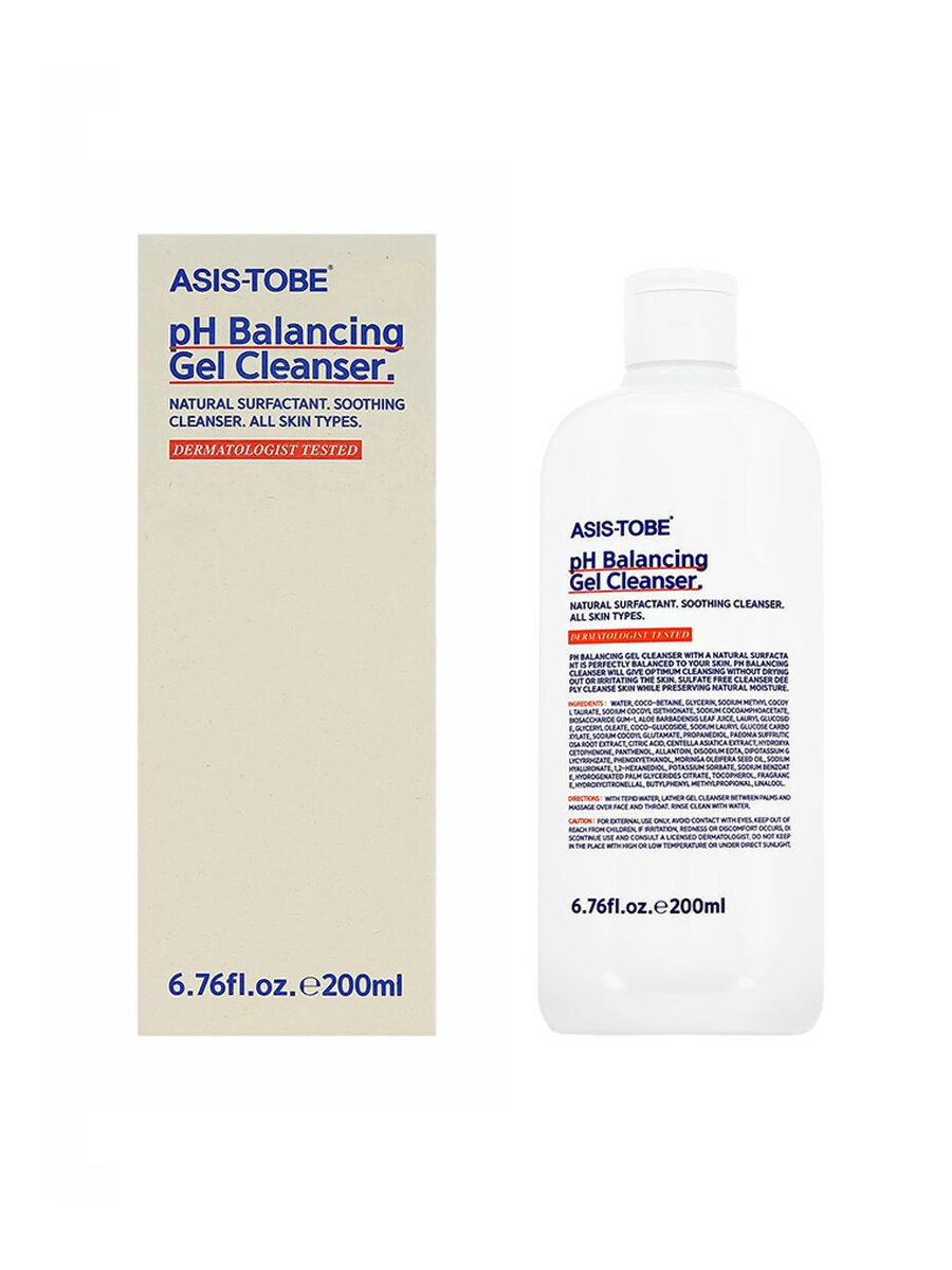 Гель для умывания ASIS-TOBE очищающий, бессульфатный, 200 мл