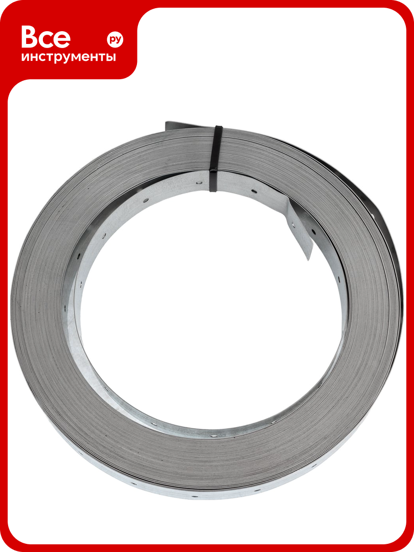 Монтажная стальная лента TOUA с цинковым покрытием, высокая прочность, применение в строительных и монтажных работах