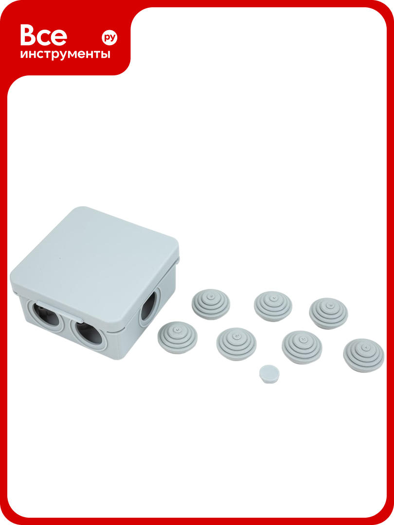 Коробка уравнивания потенциалов Промрукав КУП для открытой установки 80х80х40 40-0210-У