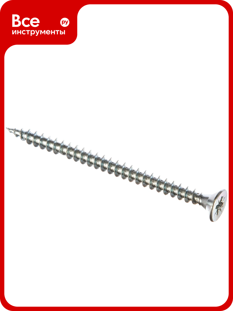 Саморез креп-комп белый цинк POZY 5х70 200шт бд570ф, белый