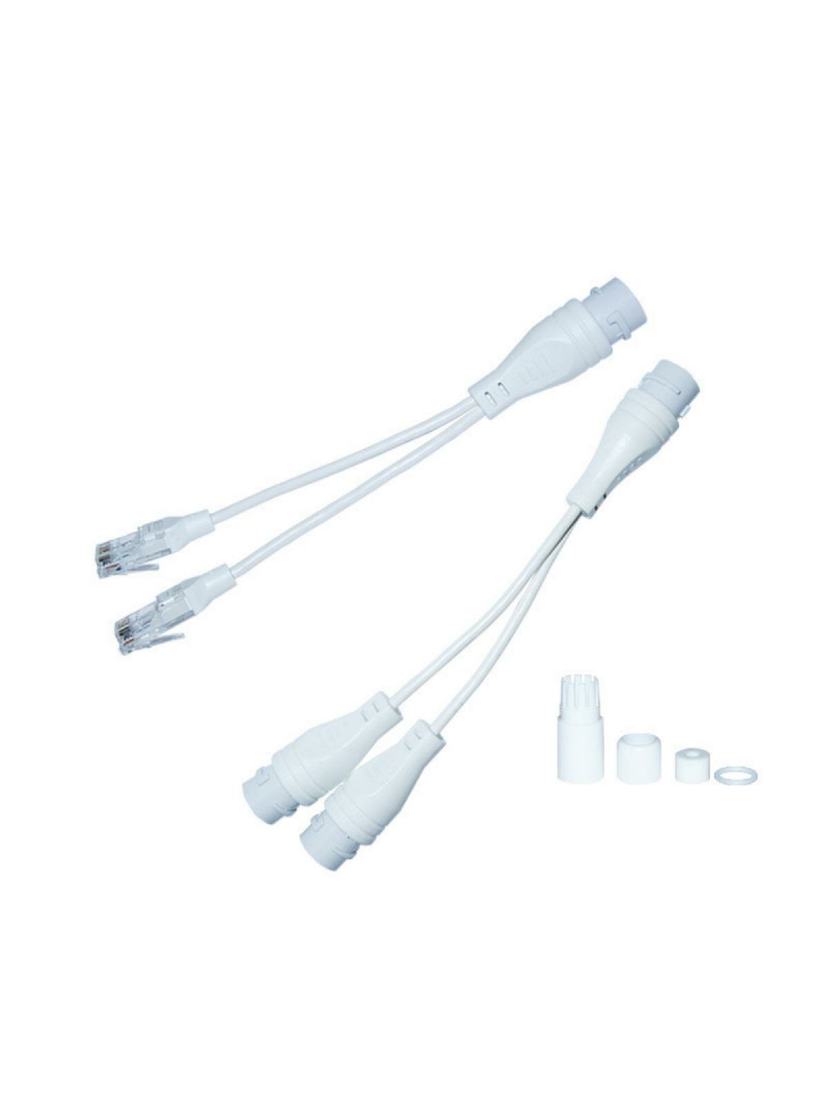 2 Port POE Cable Passive Power Over Ethernet Adapter Cable POE Splitter Injector Power Supply Module Networking Splitter