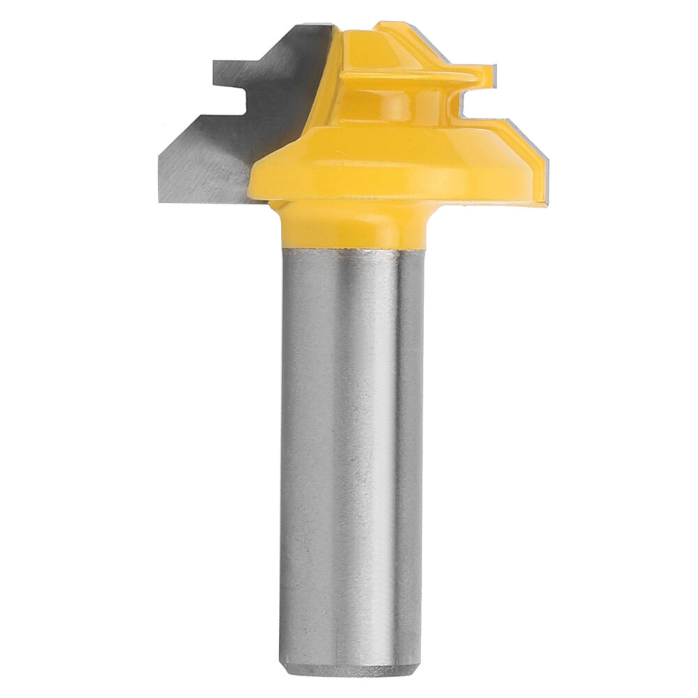 Фреза 12x1-3/8 с углом 45 градусов, твердосплавная фреза для деревообработки, прочные режущие принадлежности, прецизионный инструмент для фрезерования по дереву