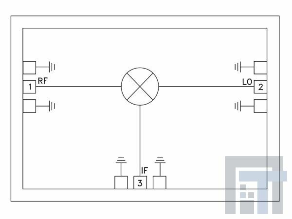 HMC144, Микросхема DBL-BAL Mixer Chip, 5 - 20 GHz Analog Devices