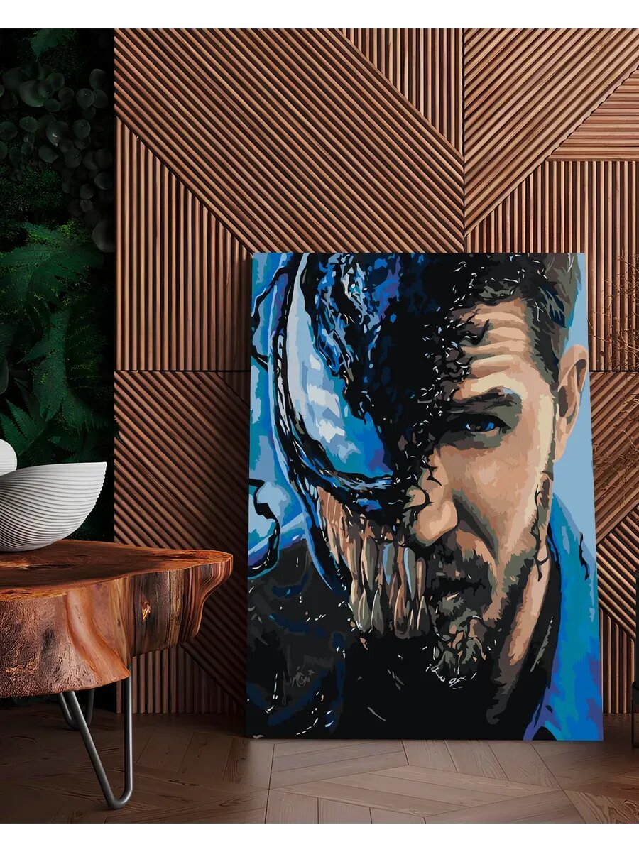 Картина по номерам Веном-Марвел-Симбиот