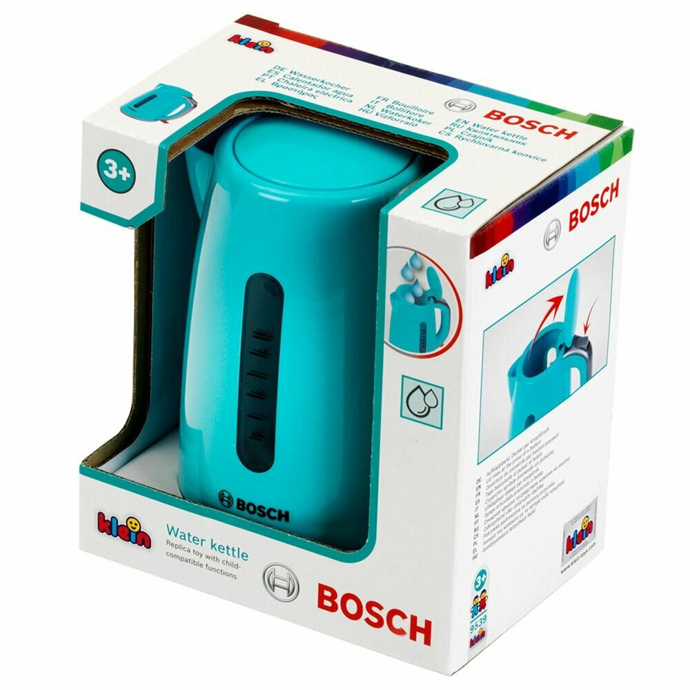 Игрушечная техника Klein - Чайник Bosch 14,5 см x 9,5 см x 15,5 см бирюзовый - 9539