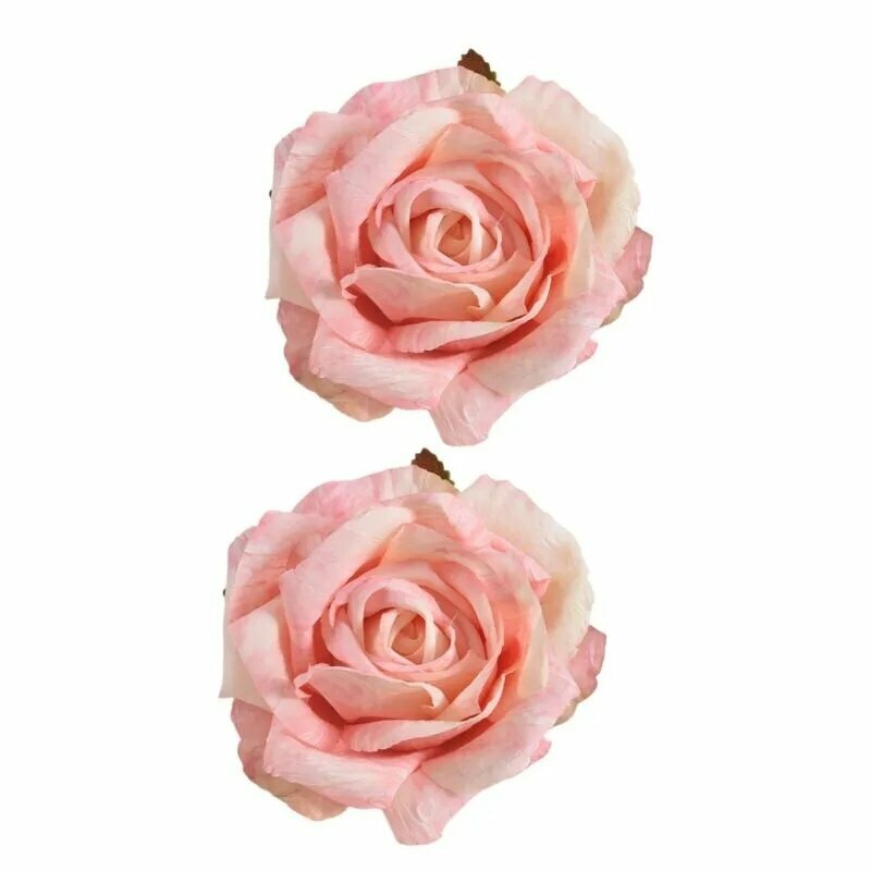 (2 штуки) Заколка для занавесок из искусственных цветов-роз-16