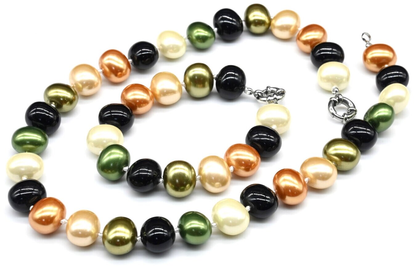 Колье, жемчуг имитация