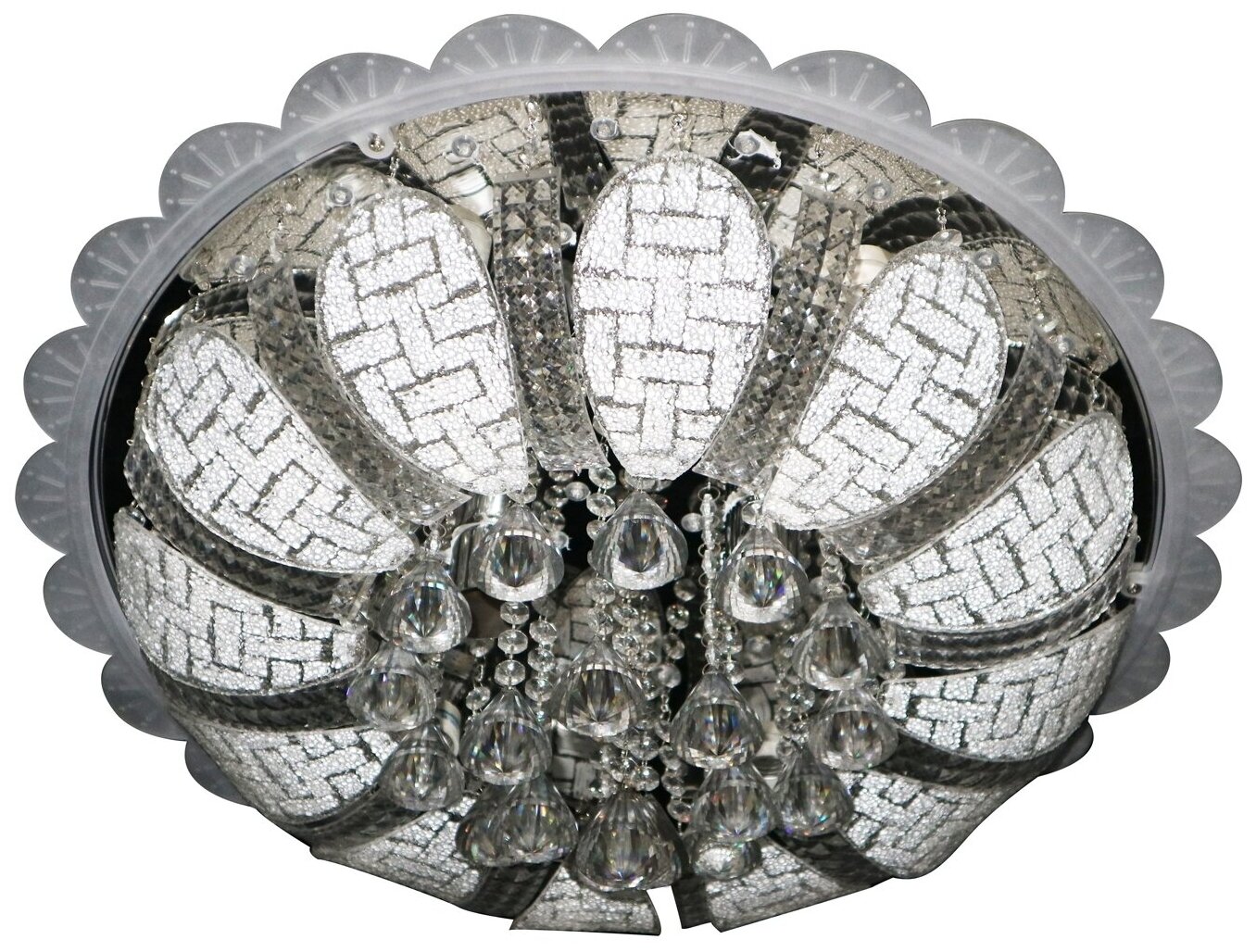 Потолочный светильник 70146/8CR WT RC RGBLED ЭкономСвет