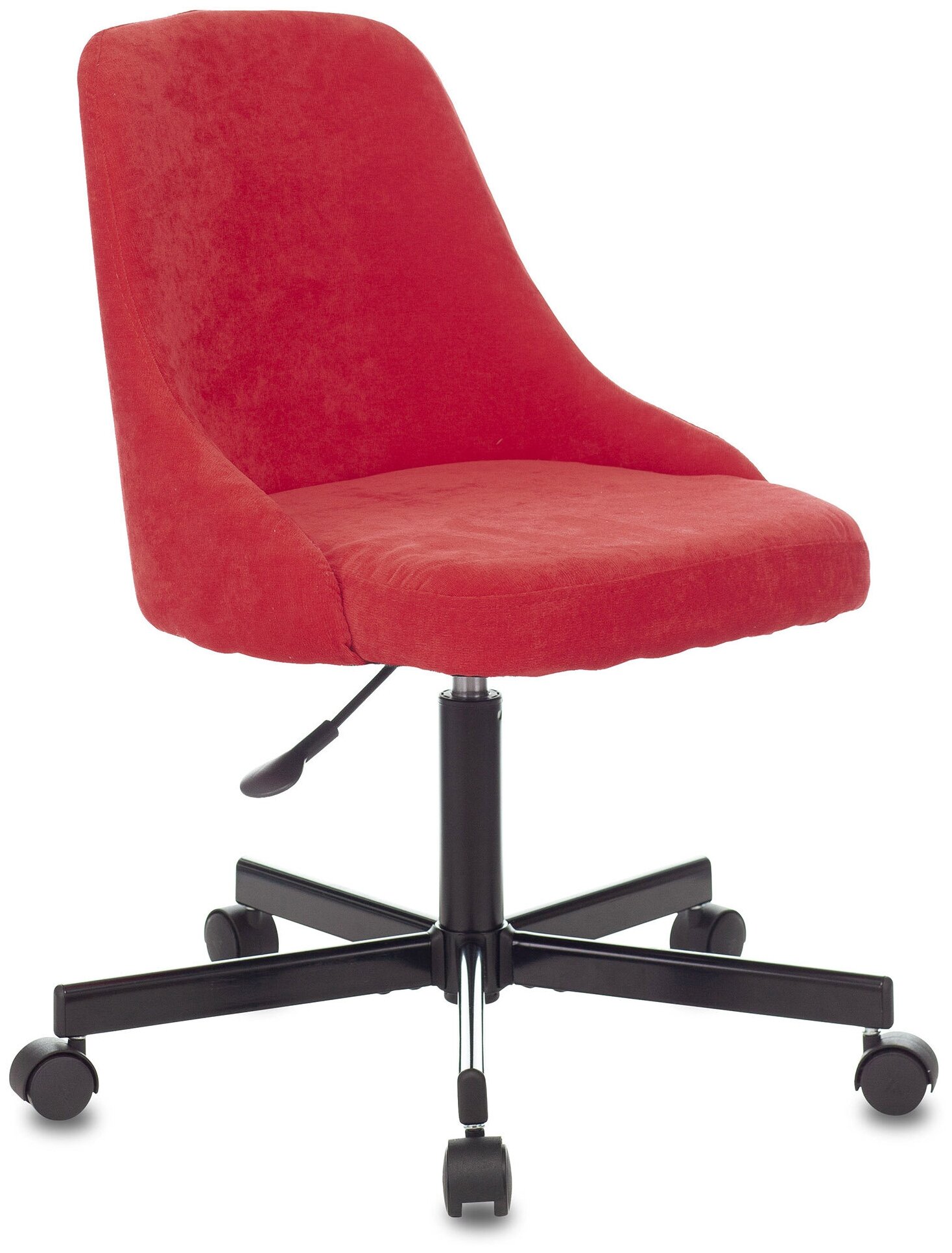 Кресло Бюрократ CH-340M красный Velvet 88 крестовина металл