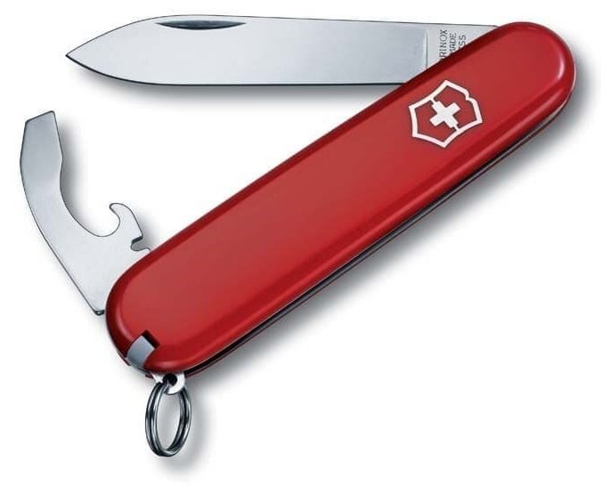 Нож перочинный VICTORINOX Bantam, 84 мм, 8 функций, красный