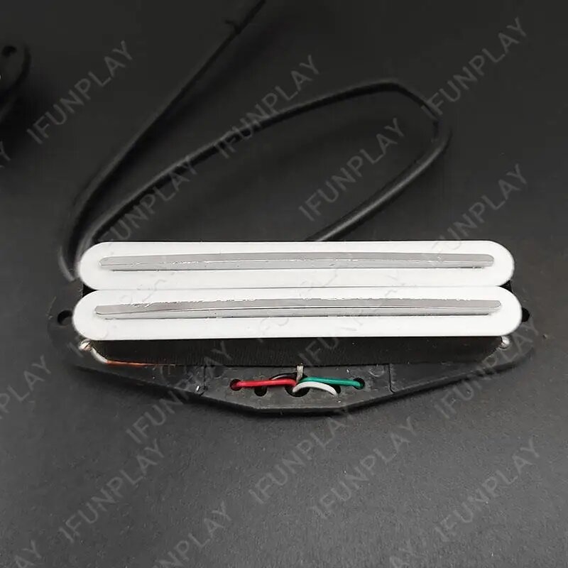 Гитарный звукосниматель IFUNPLAY хамбакер 4 провода Белый, White