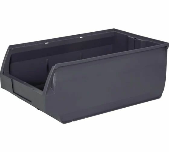 Ящик для хранения Gigant 500x310x200 мм, пластиковый, темно-серый 32092