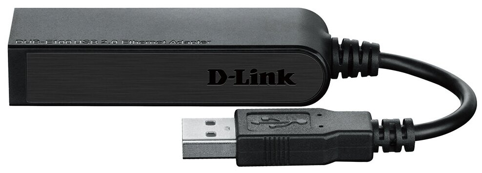 Cетевой адаптер D-Link DUB-E100 USB 2.0 Type-A (DUB-E100/B/C1A) — фото 1
