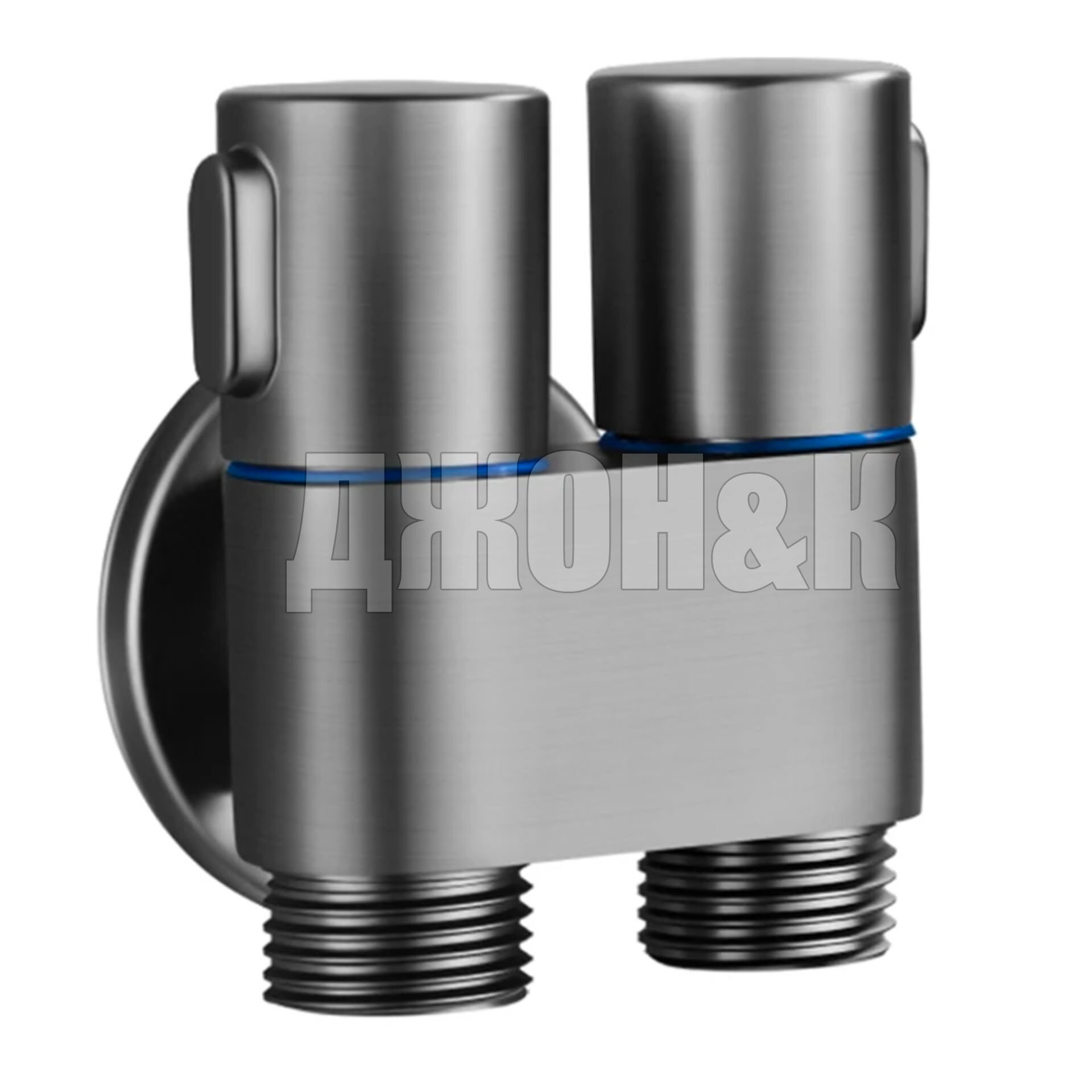 Трехпроходной Кран для стиральной машины 1/2х1/2х1/2