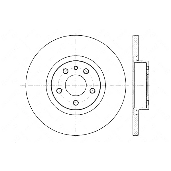 STELLOX 6020-1017-SX (0060617106 / 0060653487 / 0060658567) диск тормозной передний\ Alfa romeo (Альфа ромео)